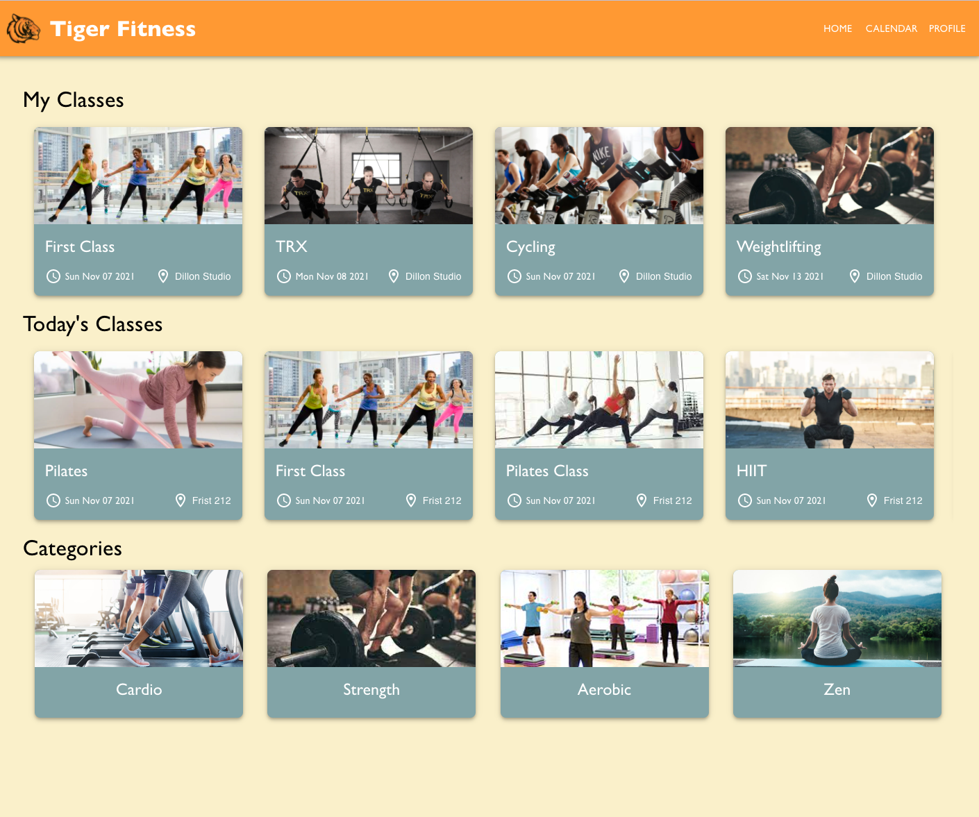 Tiger Fitness | Devpost