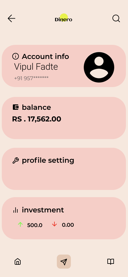 Dinero- payment and investment app | Devpost