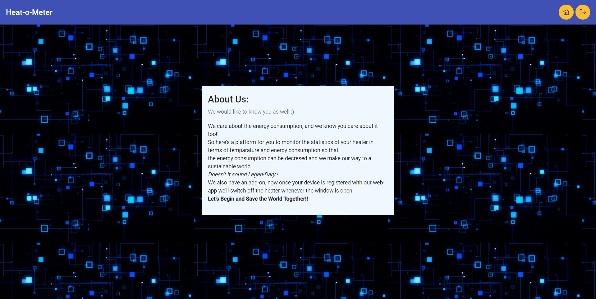 Heat-o-meter | Devpost