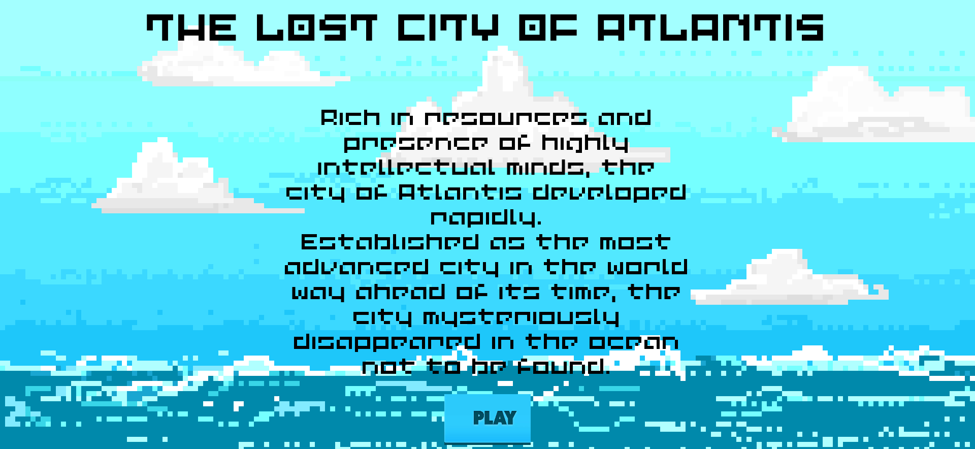 The Lost City of Atlantis | Devpost