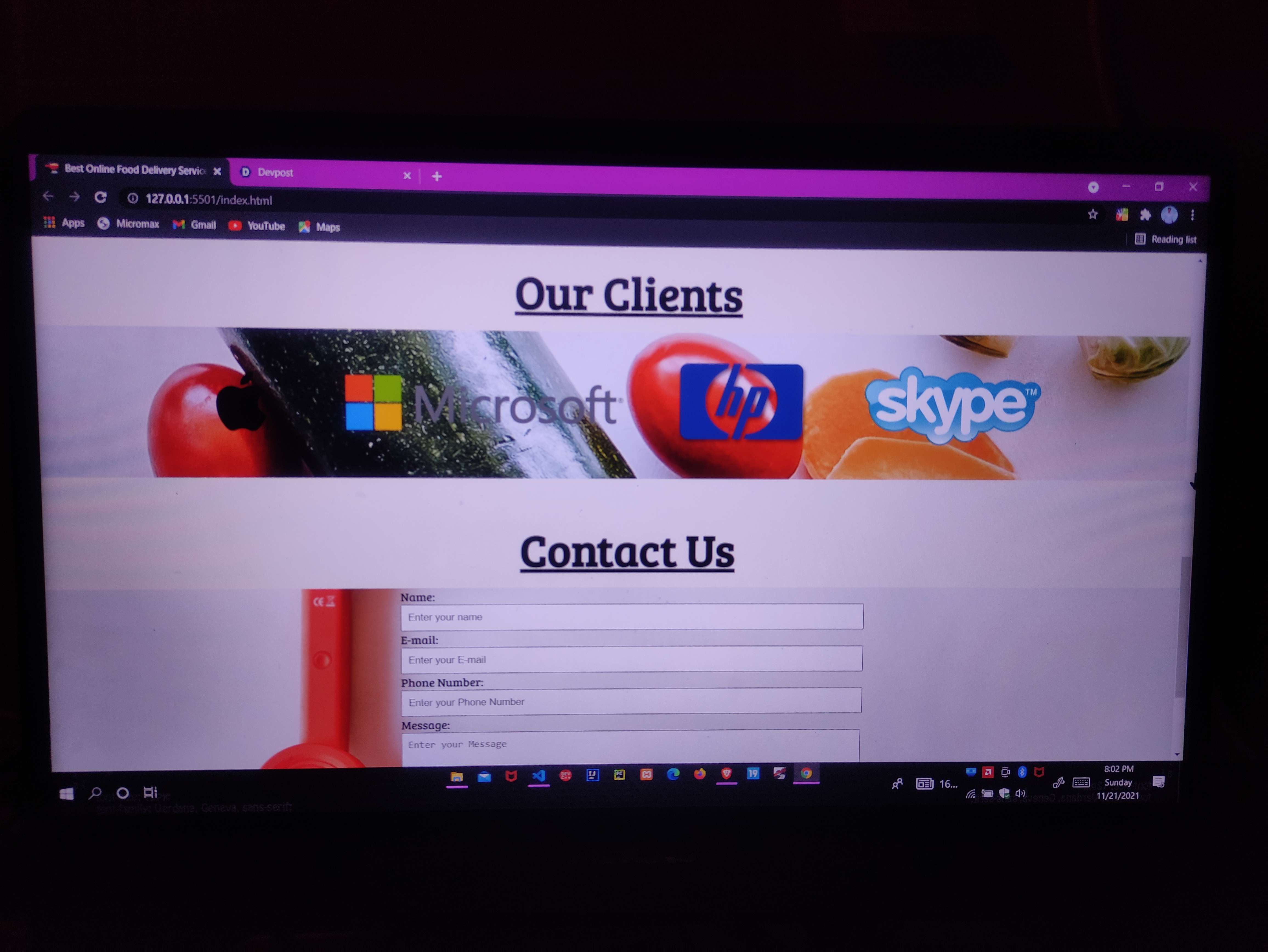 Food Order Online | Devpost