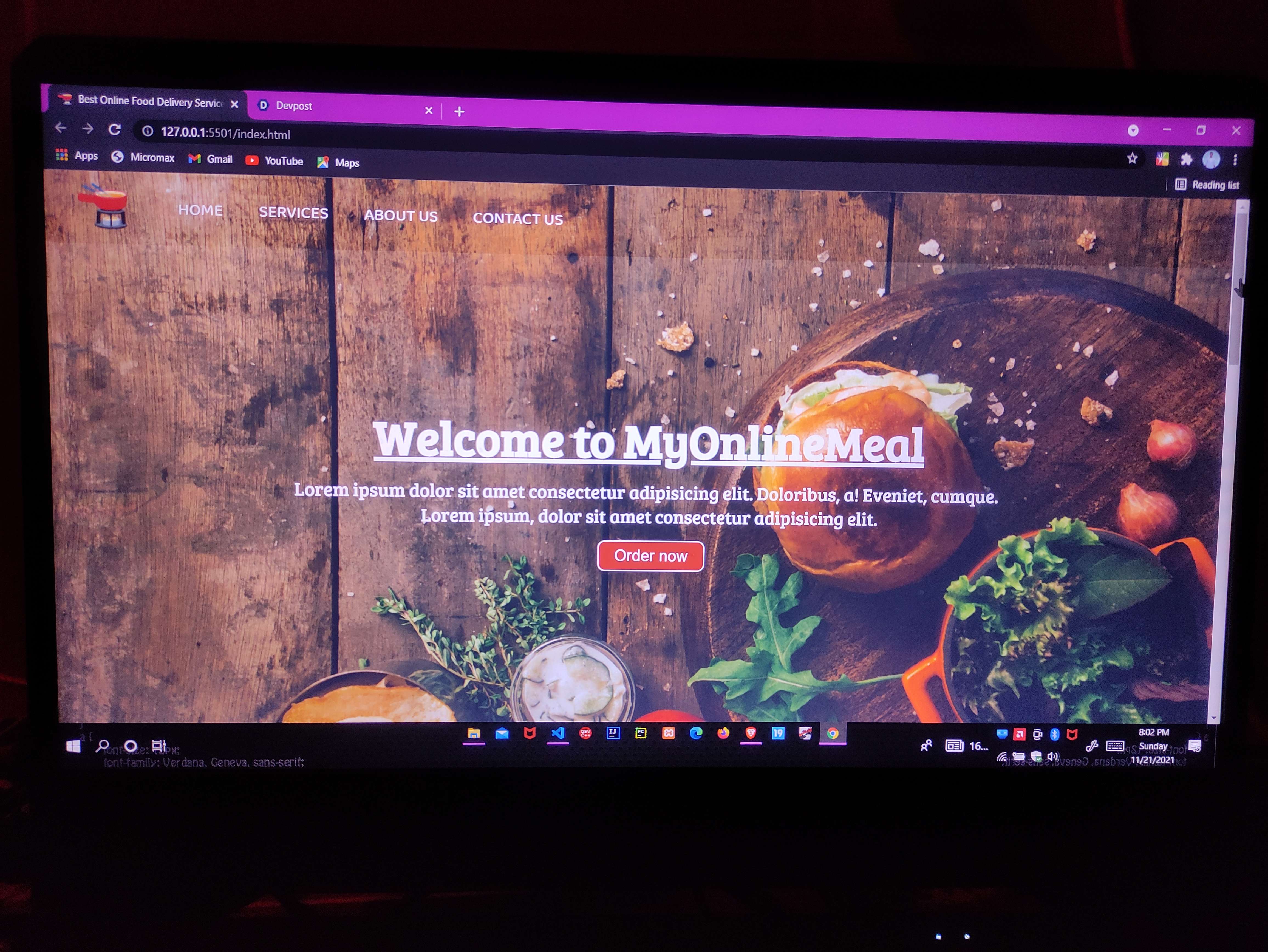 Food Order Online | Devpost