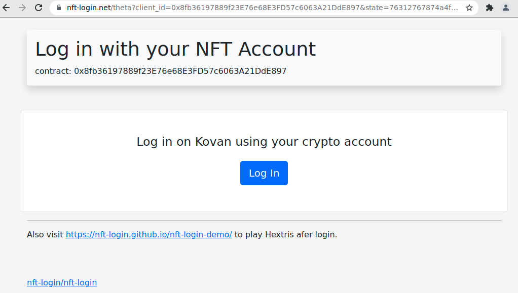 OIDC NFT Login | Devpost