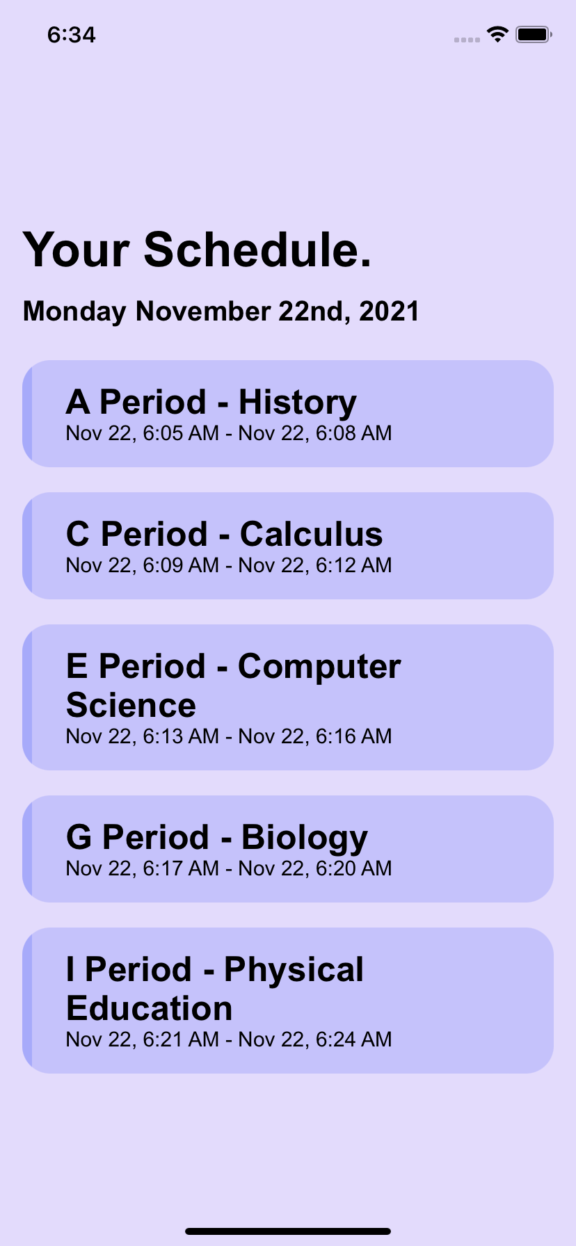 Splanner - Personal school schedule w/ notifications | Devpost