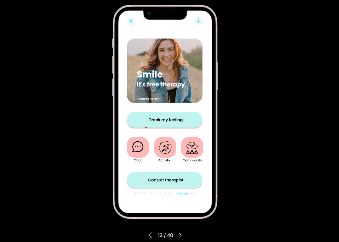 Mindheal - App for mental health well-being tracking. | Devpost