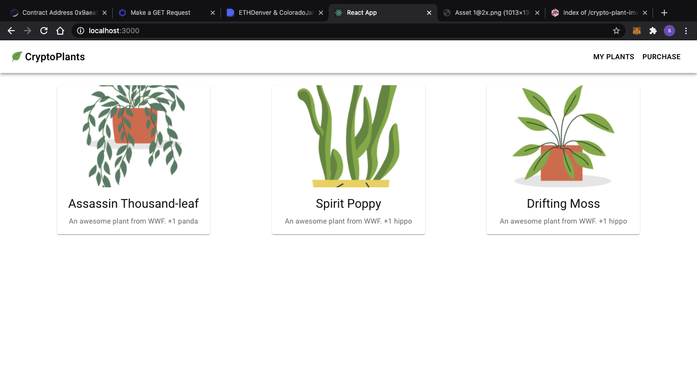 Crypto Plants: Save the planet with awesome NFTs! | Devpost