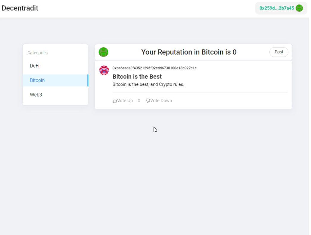 Social reputation network | Devpost