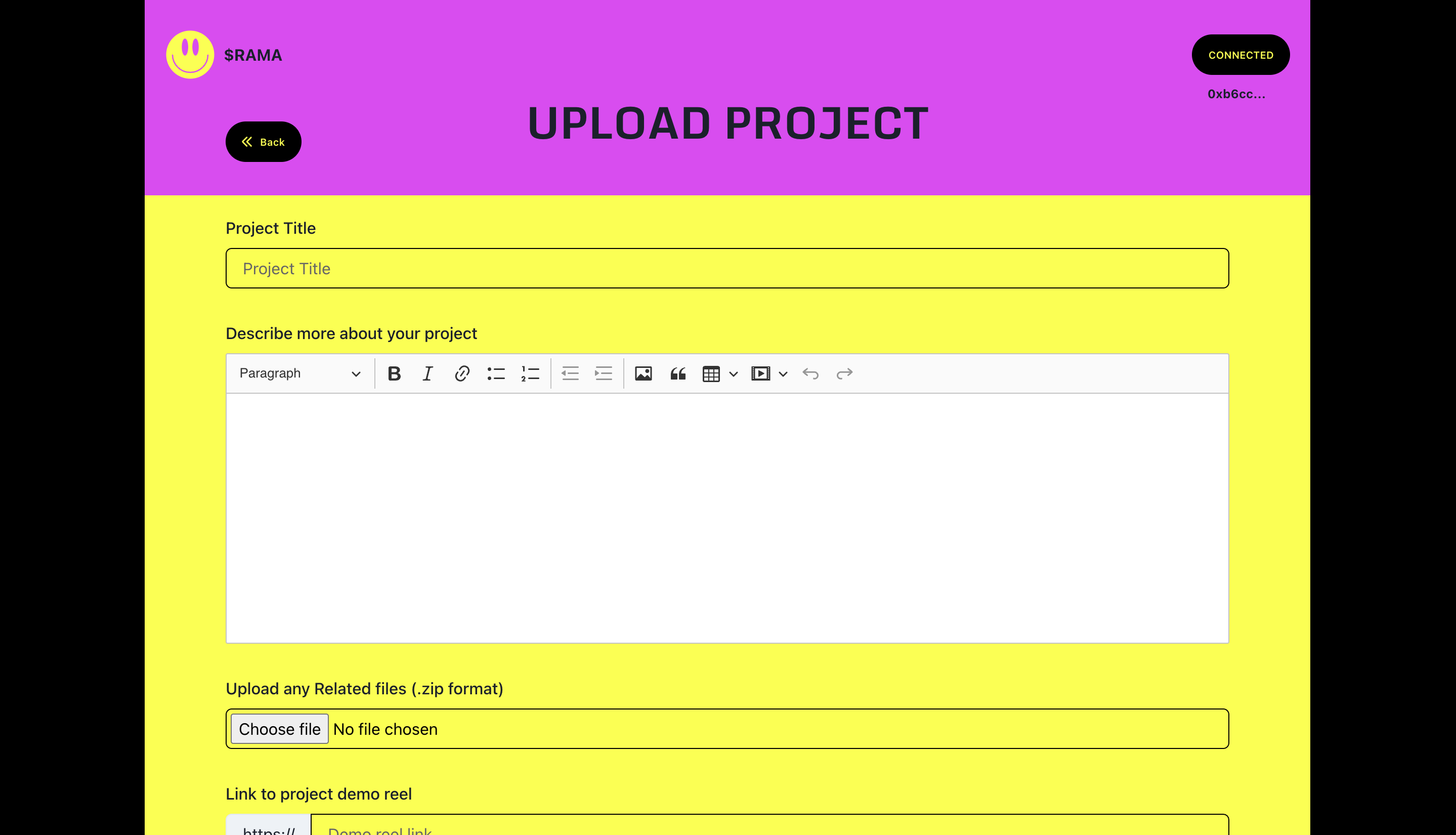 Picturama-DeFi - Financing Independent Cinema | Devpost