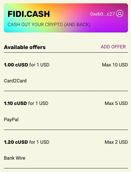 FIDI.CASH | Devpost