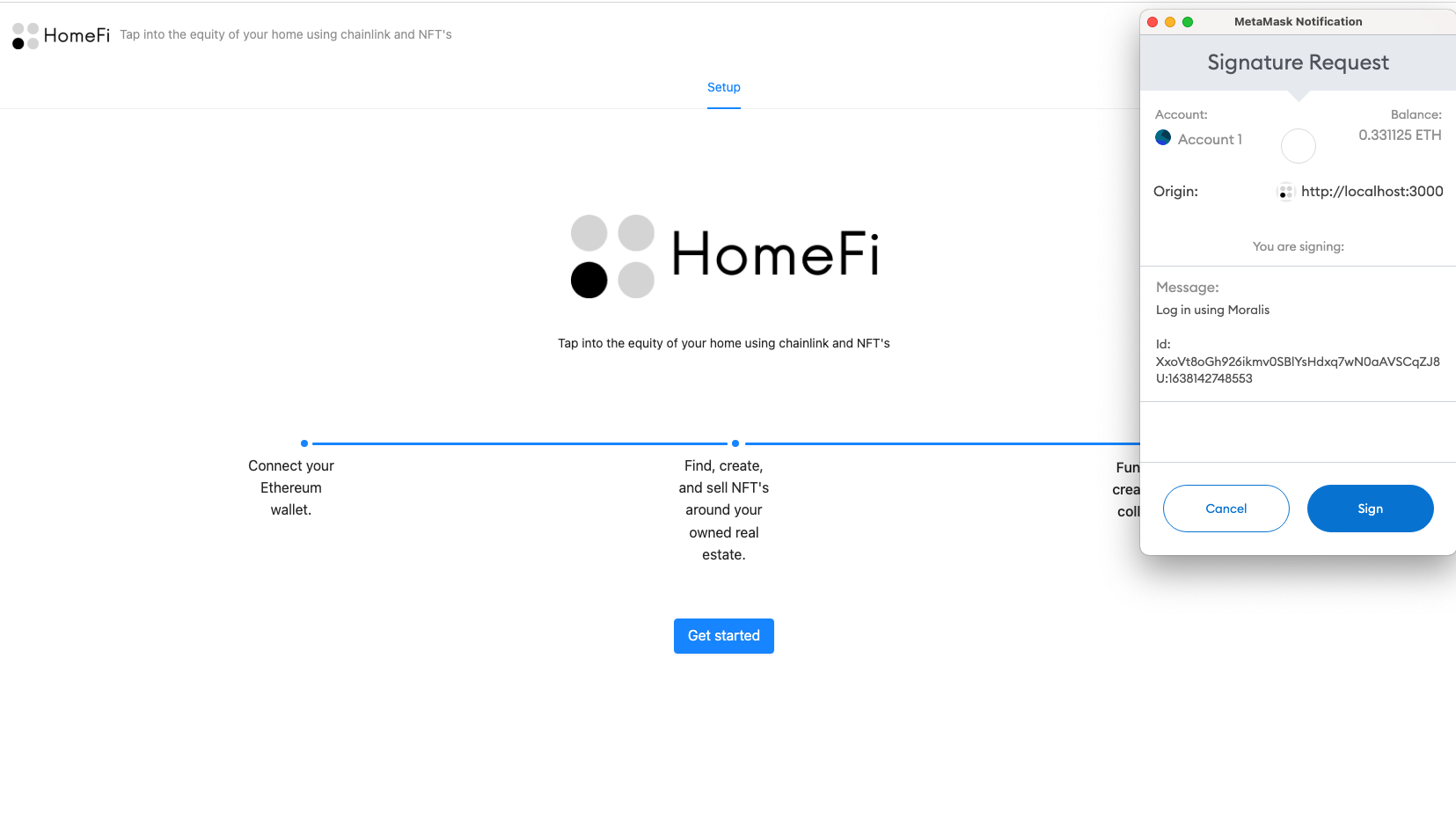 HomeFi - Decentralized home equity | Devpost