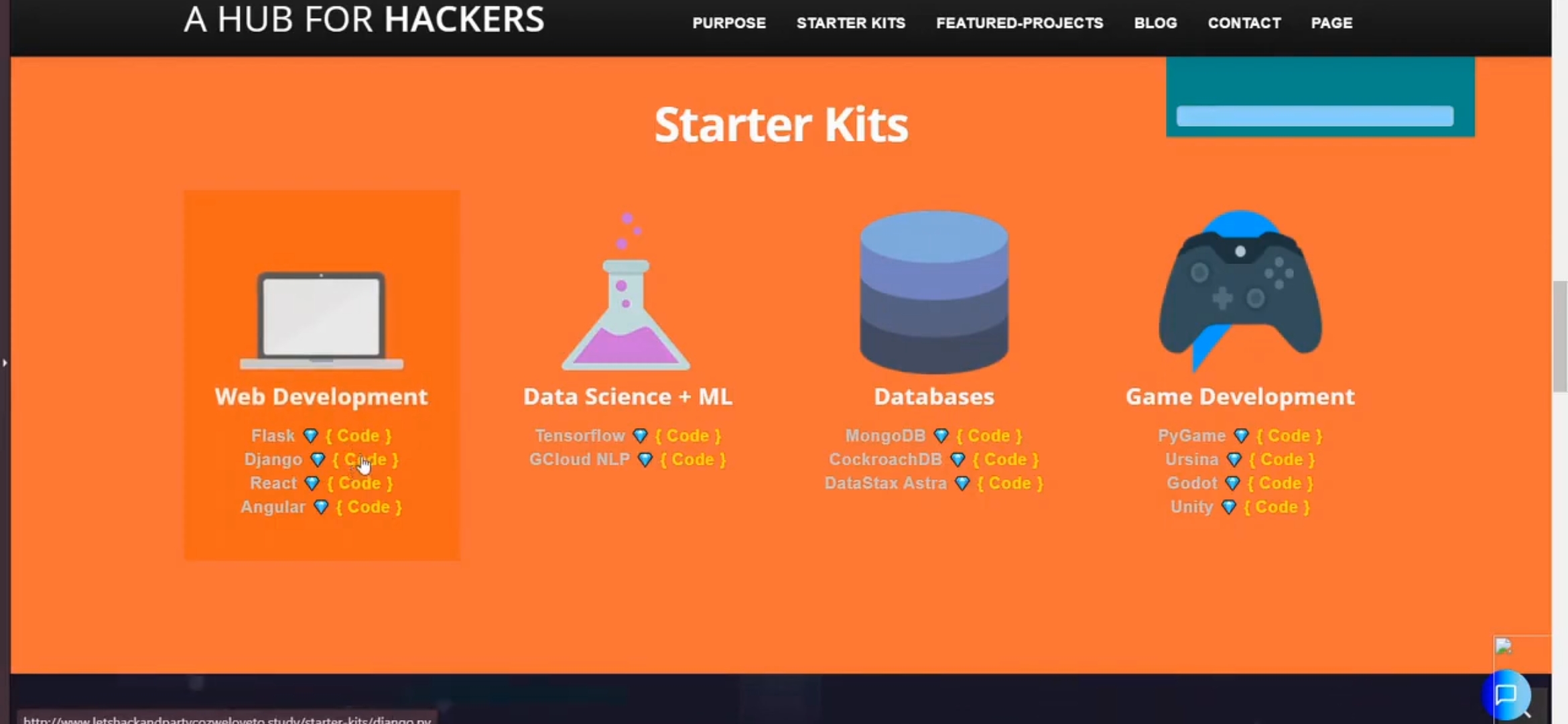 HUB FOR HACKERS | Devpost