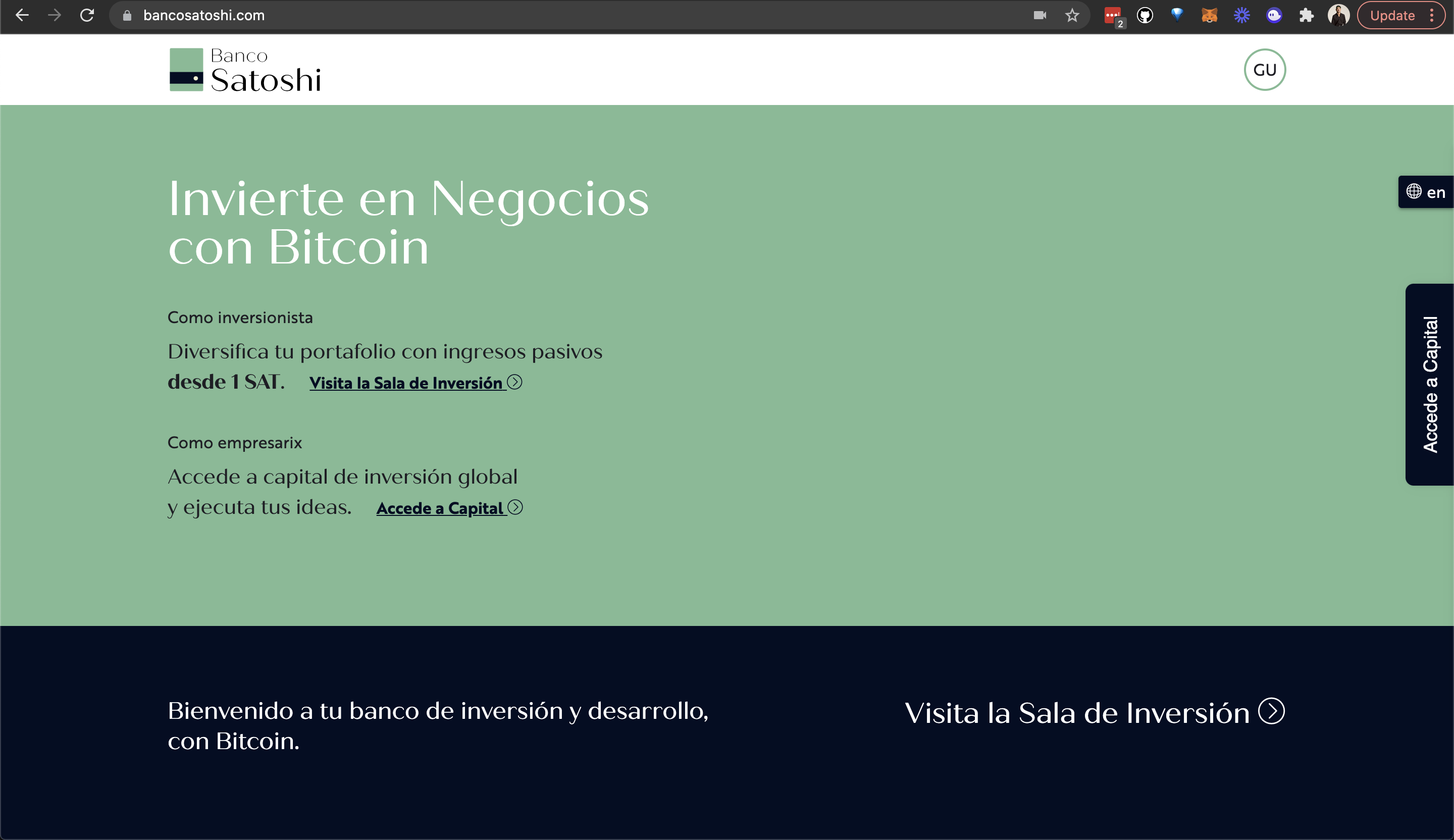 Banco Satoshi | Devpost