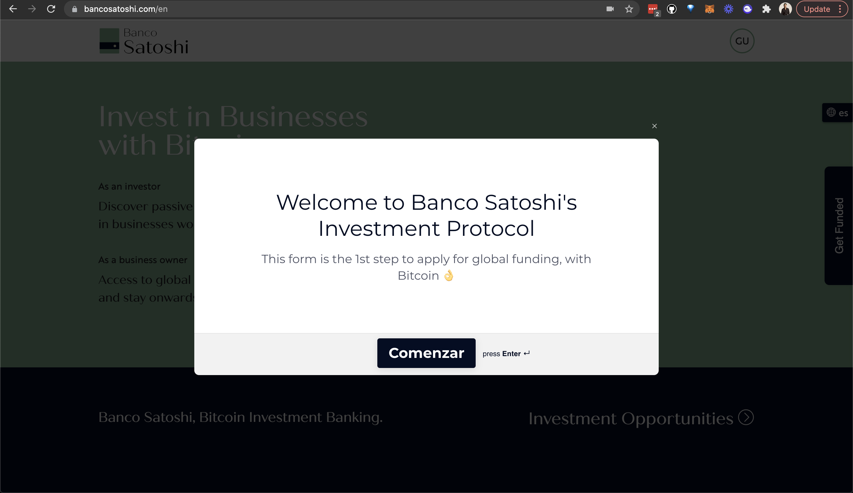 Banco Satoshi | Devpost