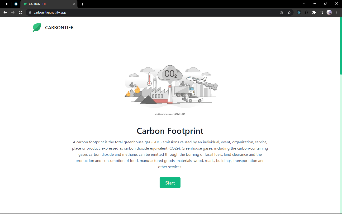Personal Carbon Footprint Calculator(Coding) | Devpost