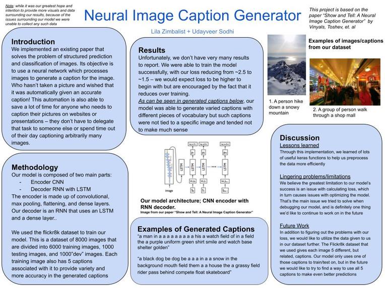 Neural Image Caption Generator | Devpost