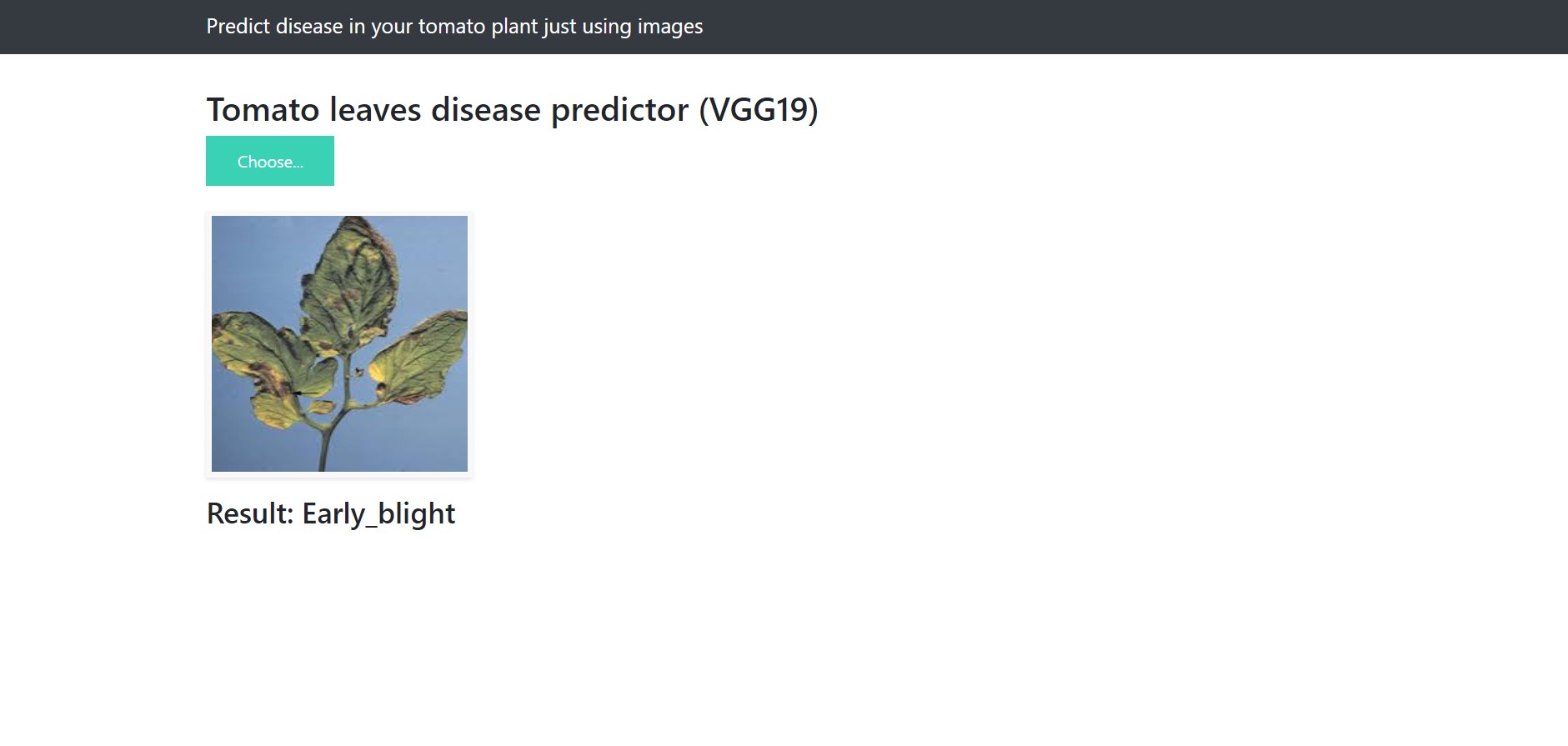 Smart Disease Predictor for plants. | Devpost