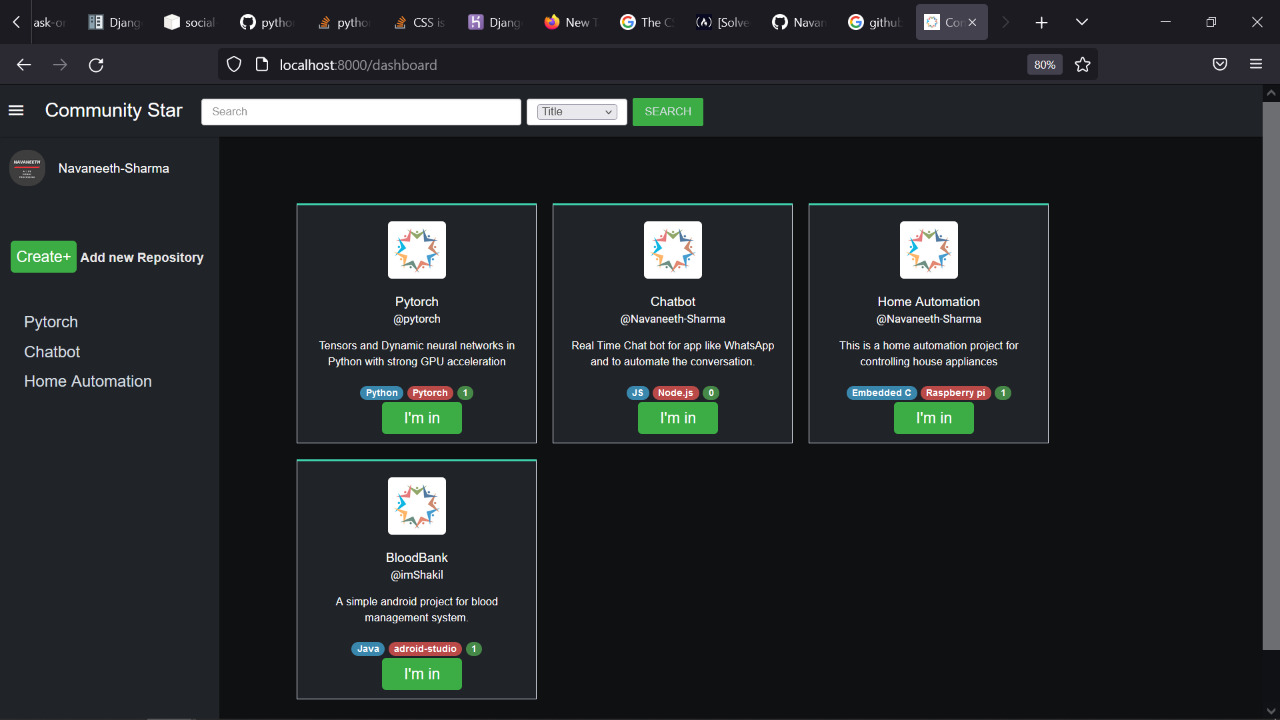 Community Star | Devpost