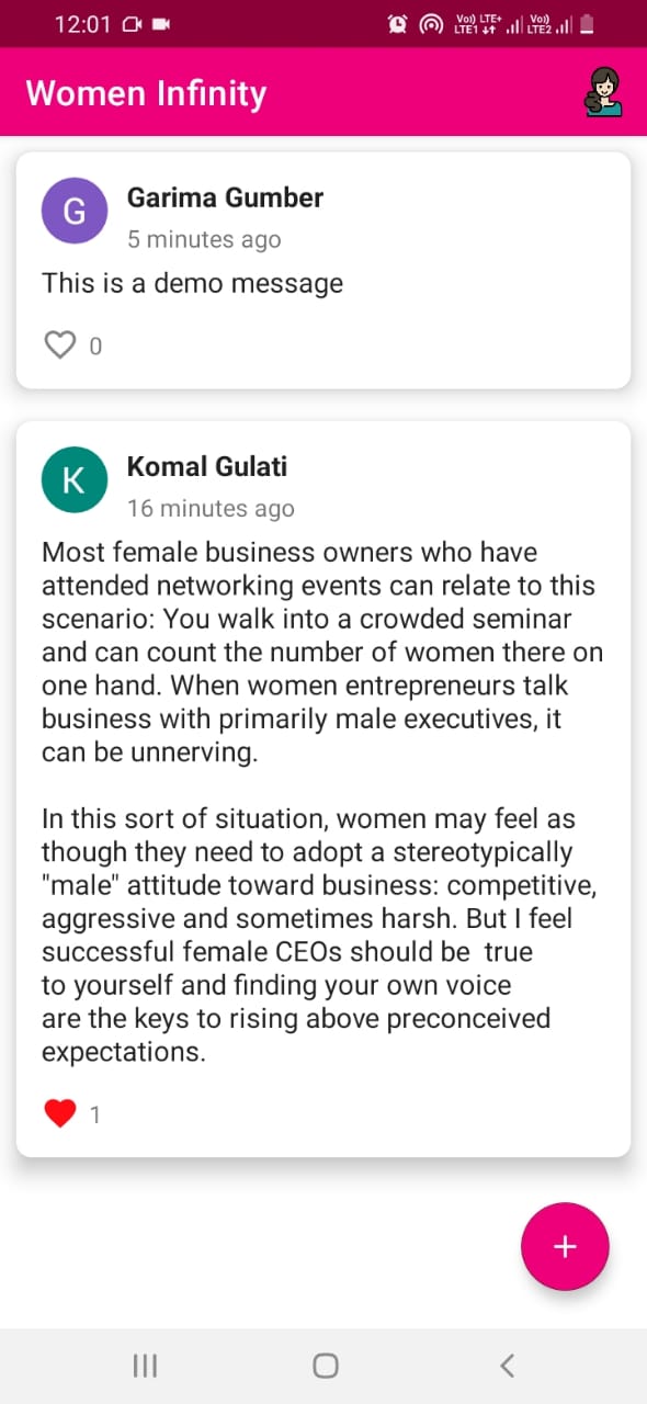 Women Infinity | Devpost