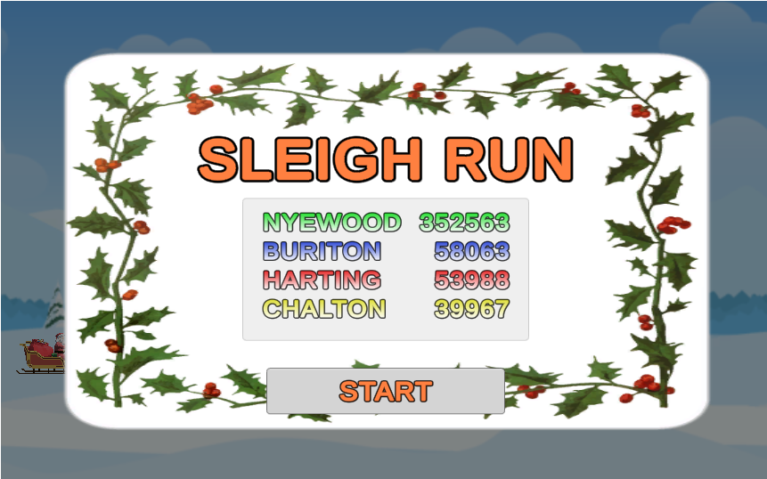 Santa Sleigh Run | Devpost