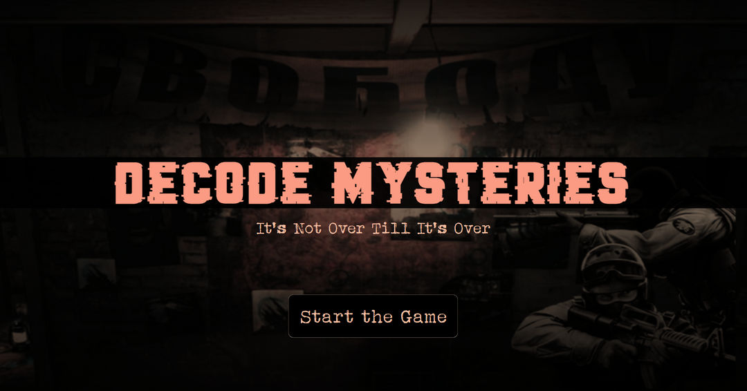 Decode Mysteries | Devpost
