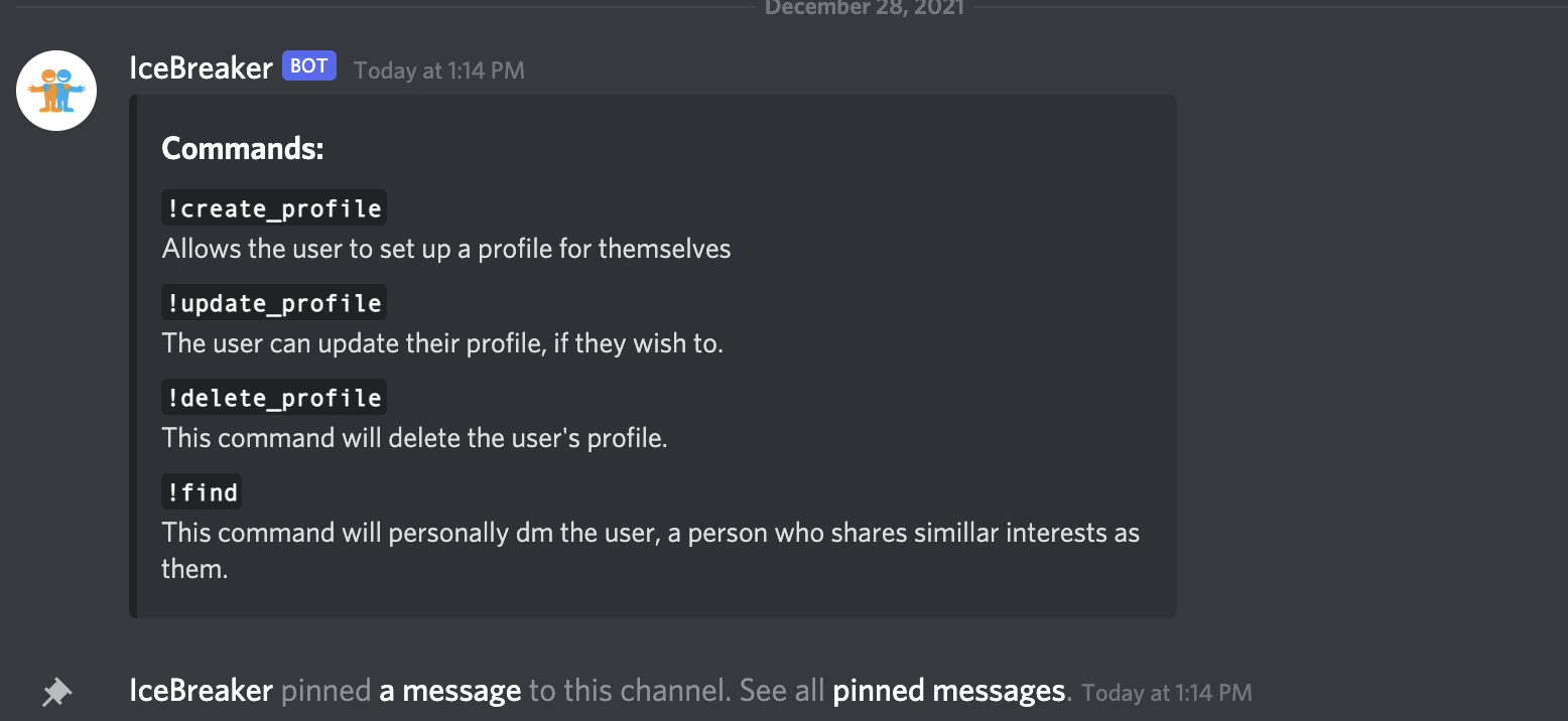 IceBreaker | Devpost