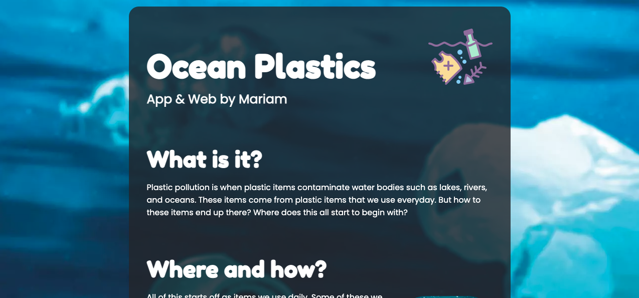 Ocean Plastics | Devpost