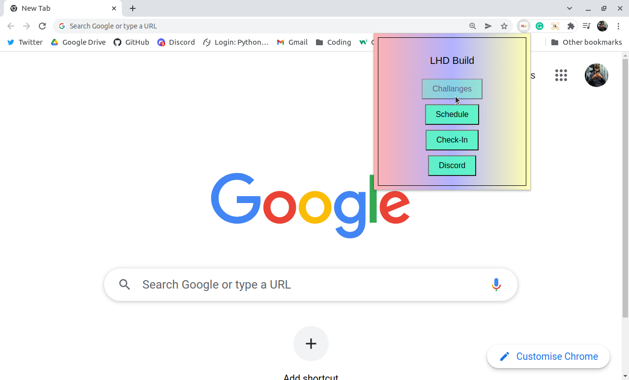 MLH Chrome Extension | Devpost