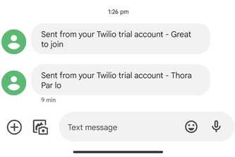 SMS using twilio | Devpost