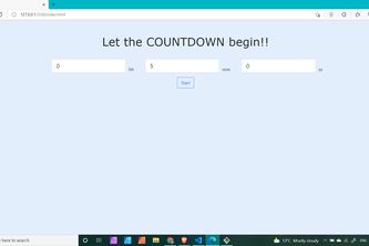 Let the Countdown begin!! | Devpost