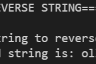 Reverse String | Devpost