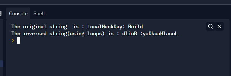 Reverse a String | Devpost