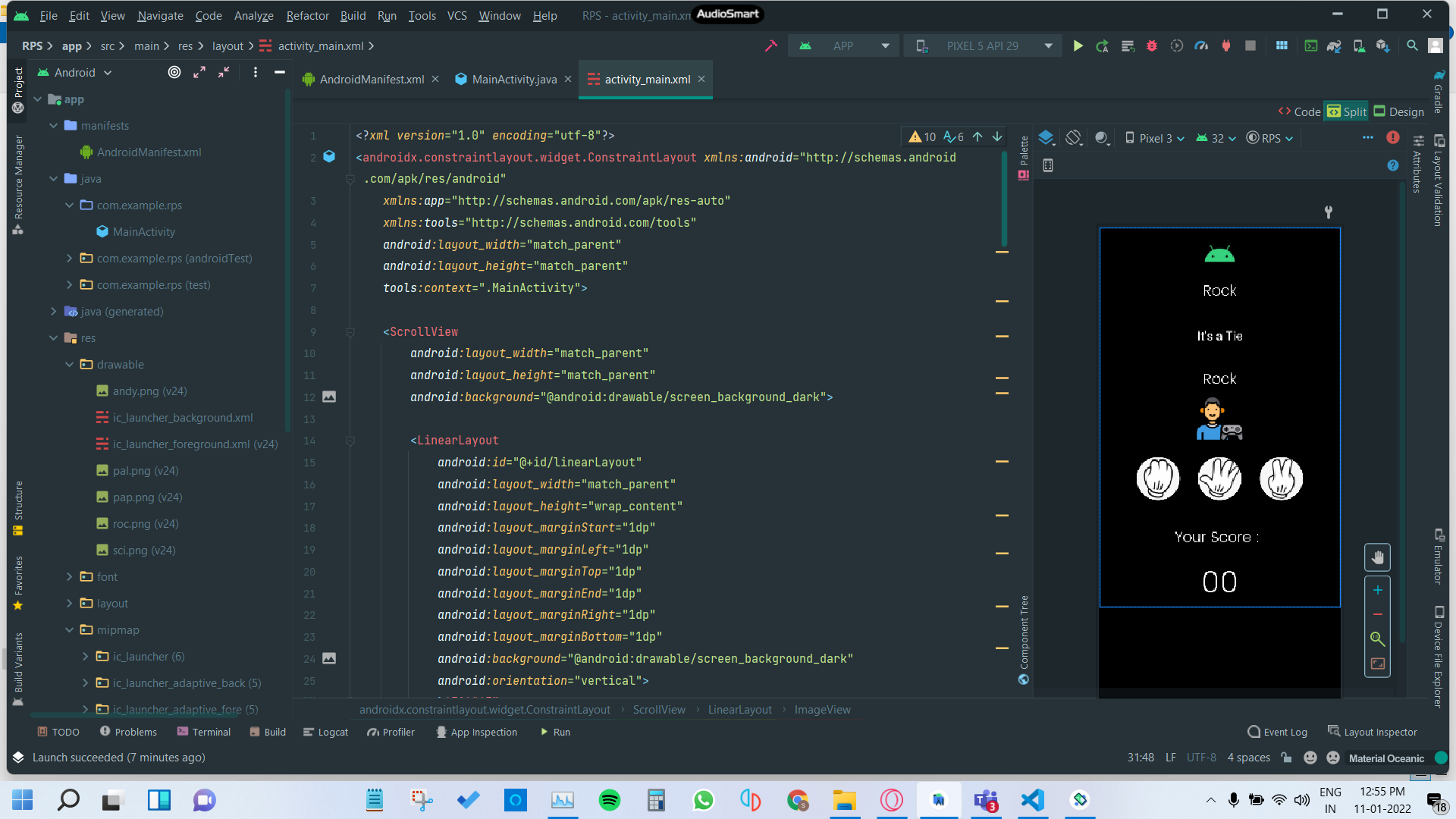 RPS (Rock Paper Scissor Android Game) | Devpost
