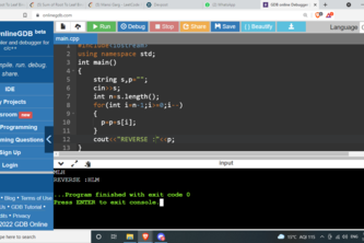 REVERSE A STRING | Devpost