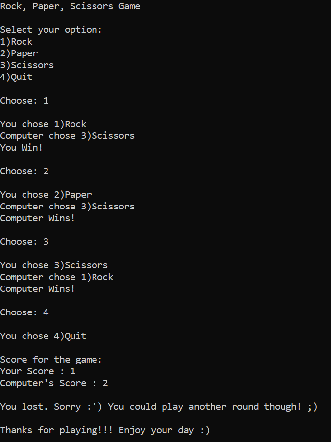 Rock, Paper, Scissors! | Devpost