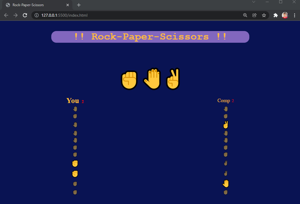 Rock-Paper-Scissors Game | Devpost