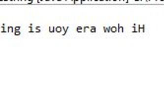 Reverse String | Devpost
