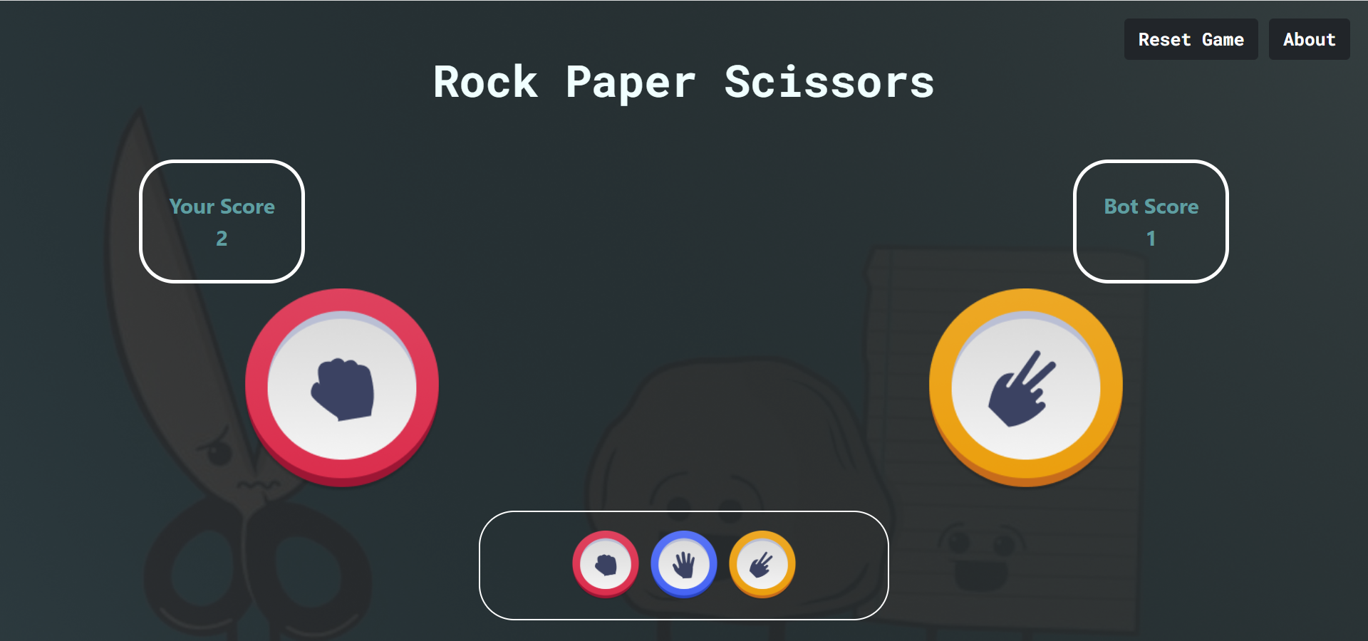 Rock Paper Scissors with a Bot | Devpost