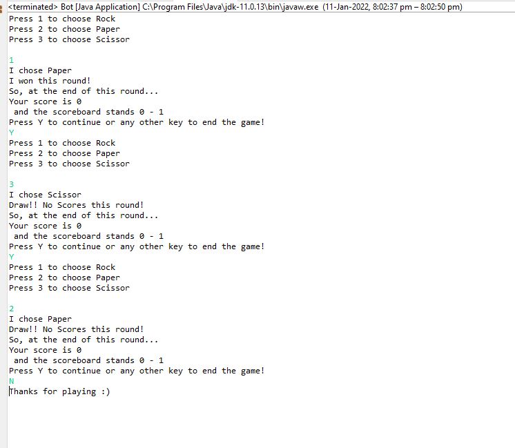 Bot to play Rock, Paper, Scissors | Devpost