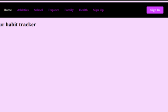 Track your Habits | Devpost