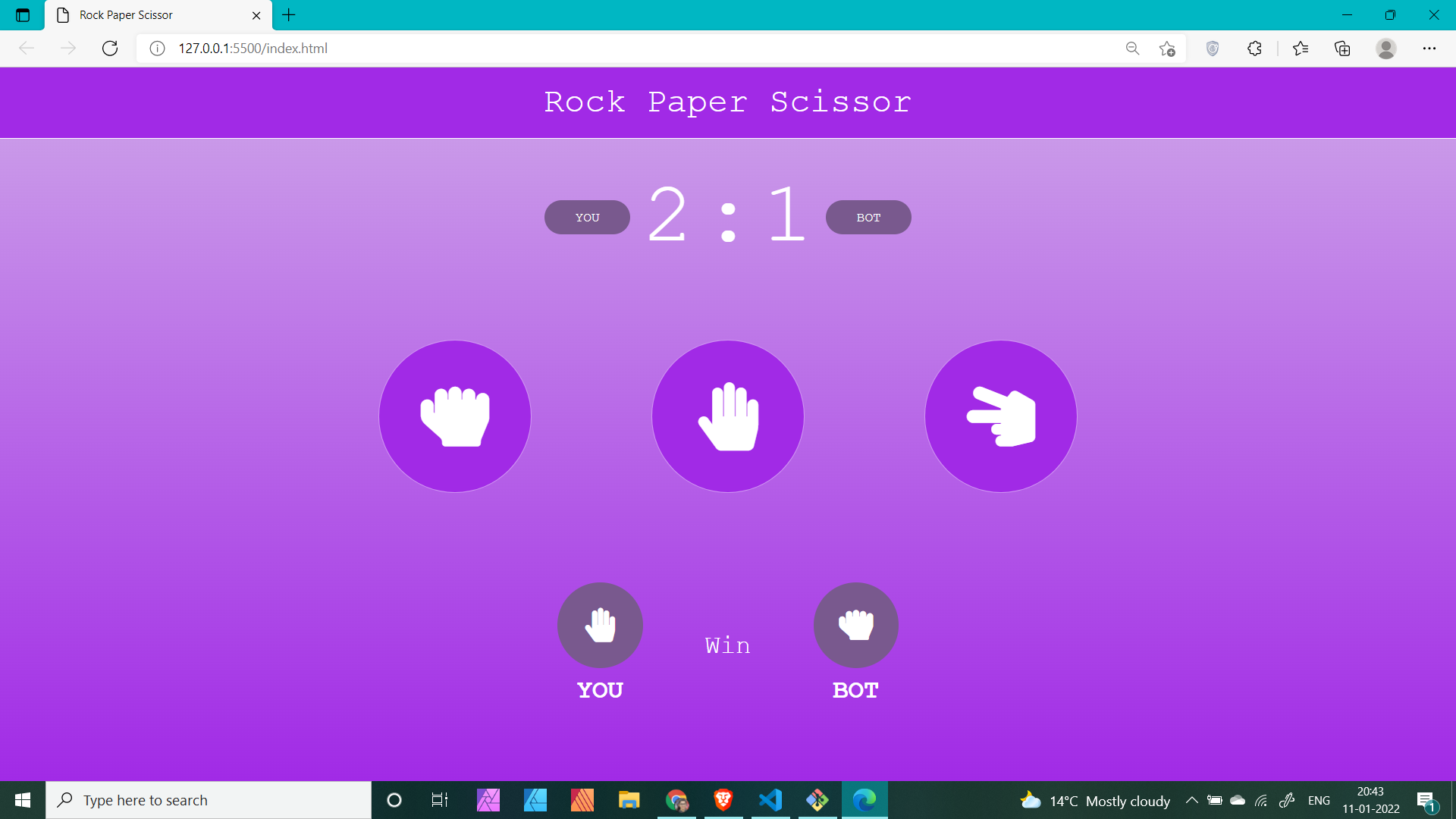 Rock Paper Scissor | Devpost