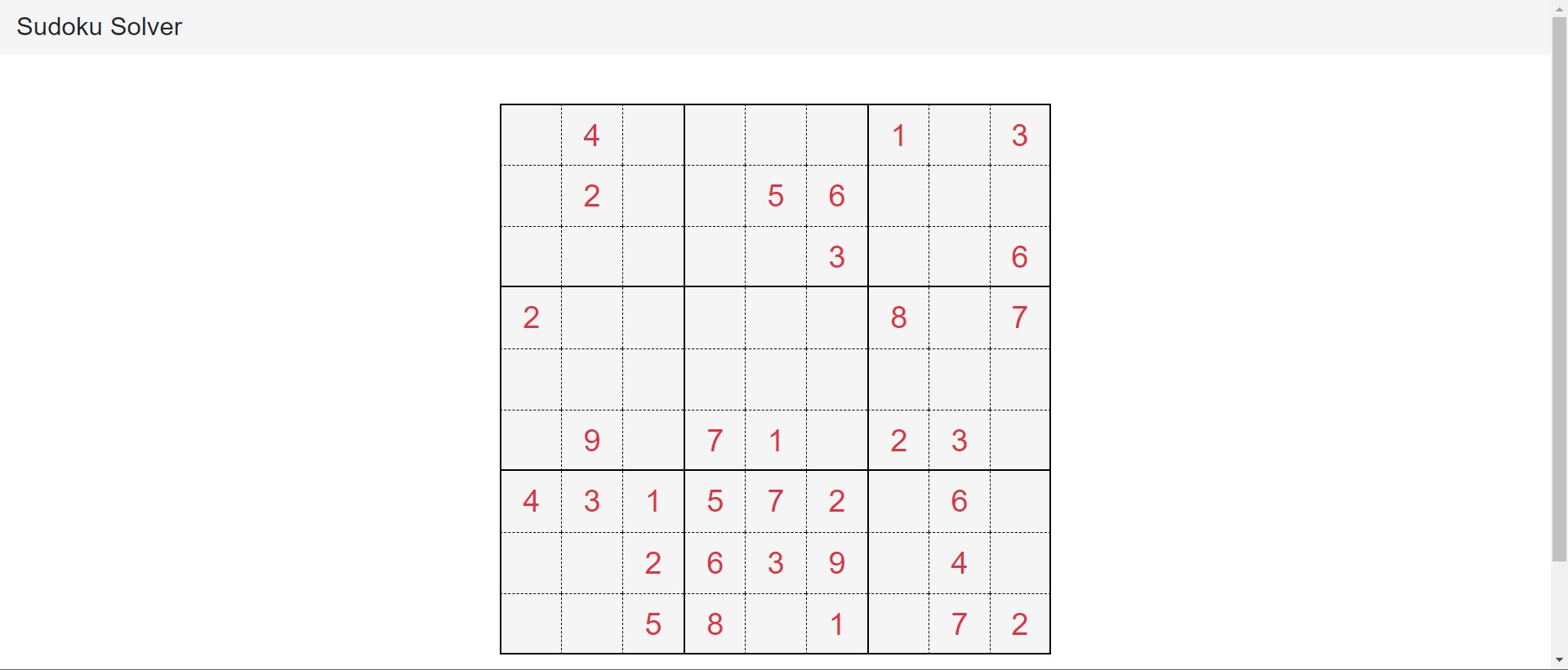 Sudoku Solver | Devpost