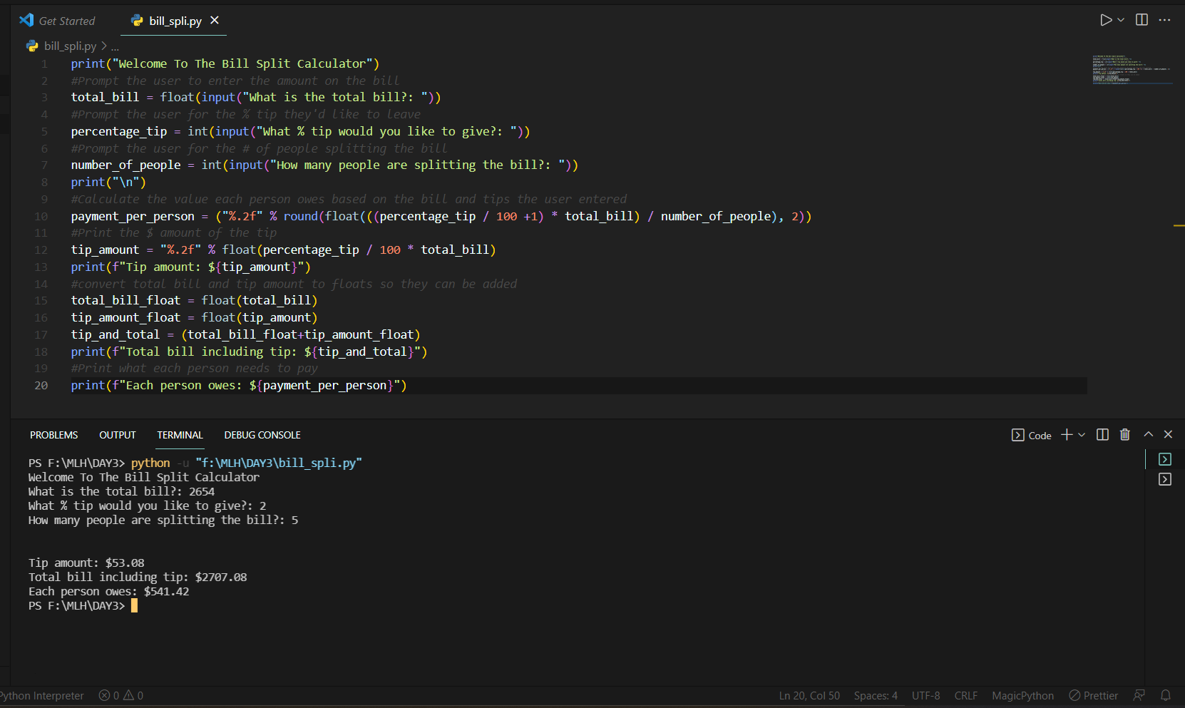 Bill Splitter | Devpost
