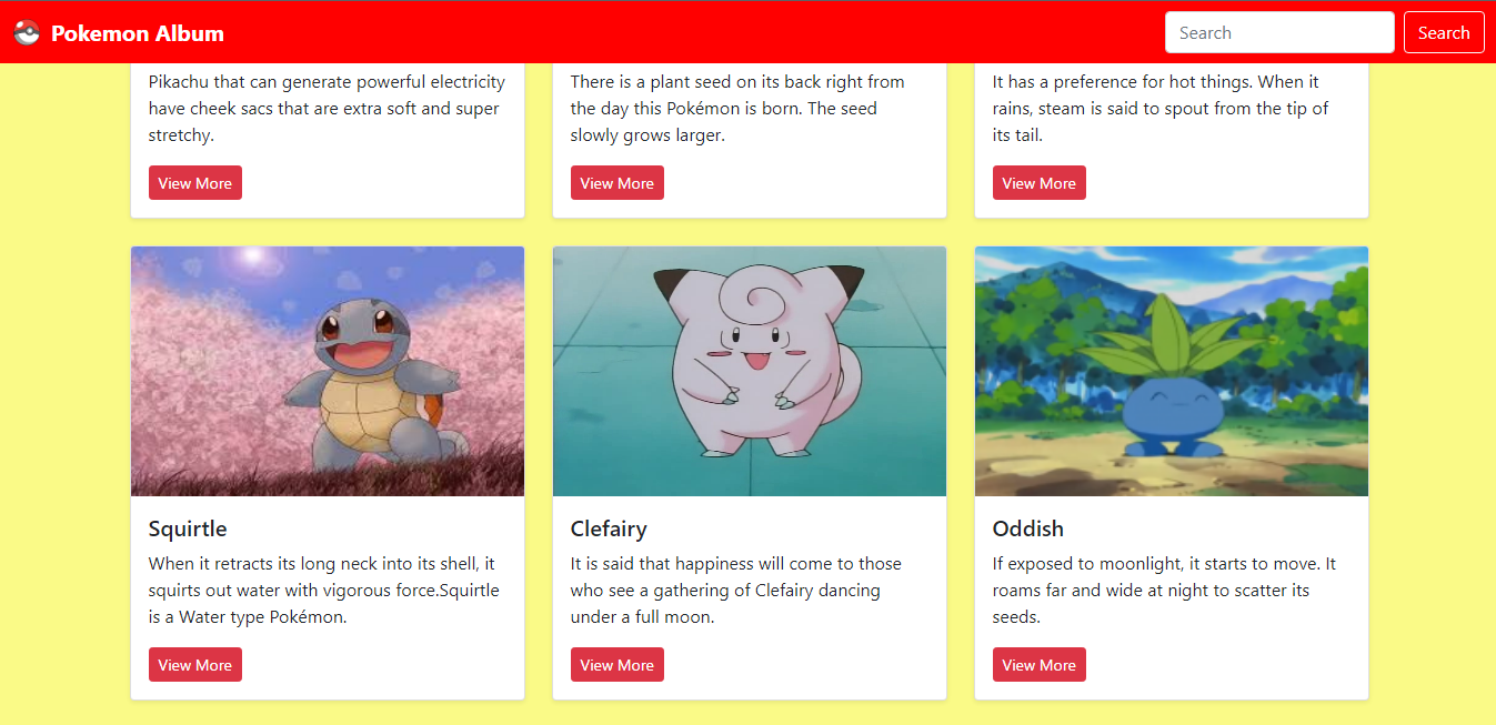 Pokemon Album | Devpost