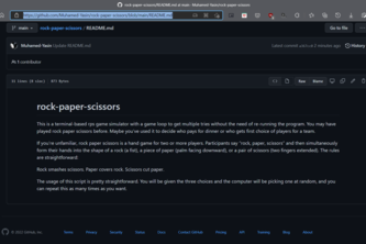 Readme for rps simulator | Devpost