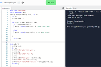 Caesar Cipher encryption | Devpost