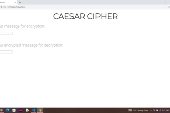 Simple Caesar Cipher Devpost