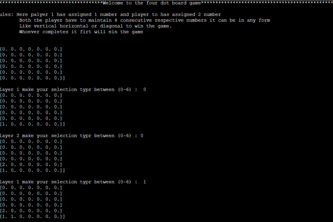 Connect four game | Devpost