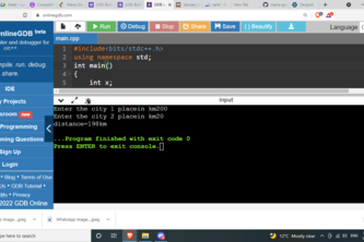 DISTANCE BW TWO CITIES | Devpost
