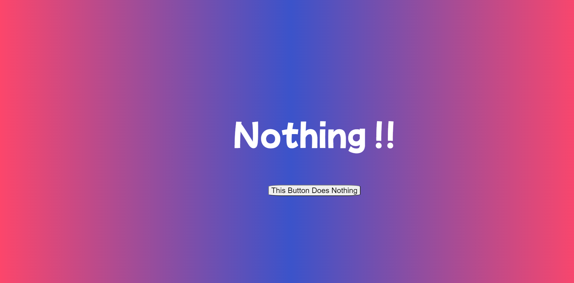 Nothing | Devpost