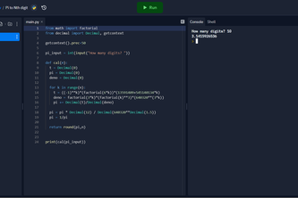 Pi to the nth digit | Devpost